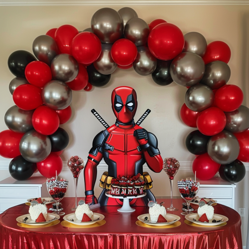 A Deadpool and Wolverine Themed Birthday Party | Partooga A Deadpool and Wolverine Themed Birthday Party | Partooga